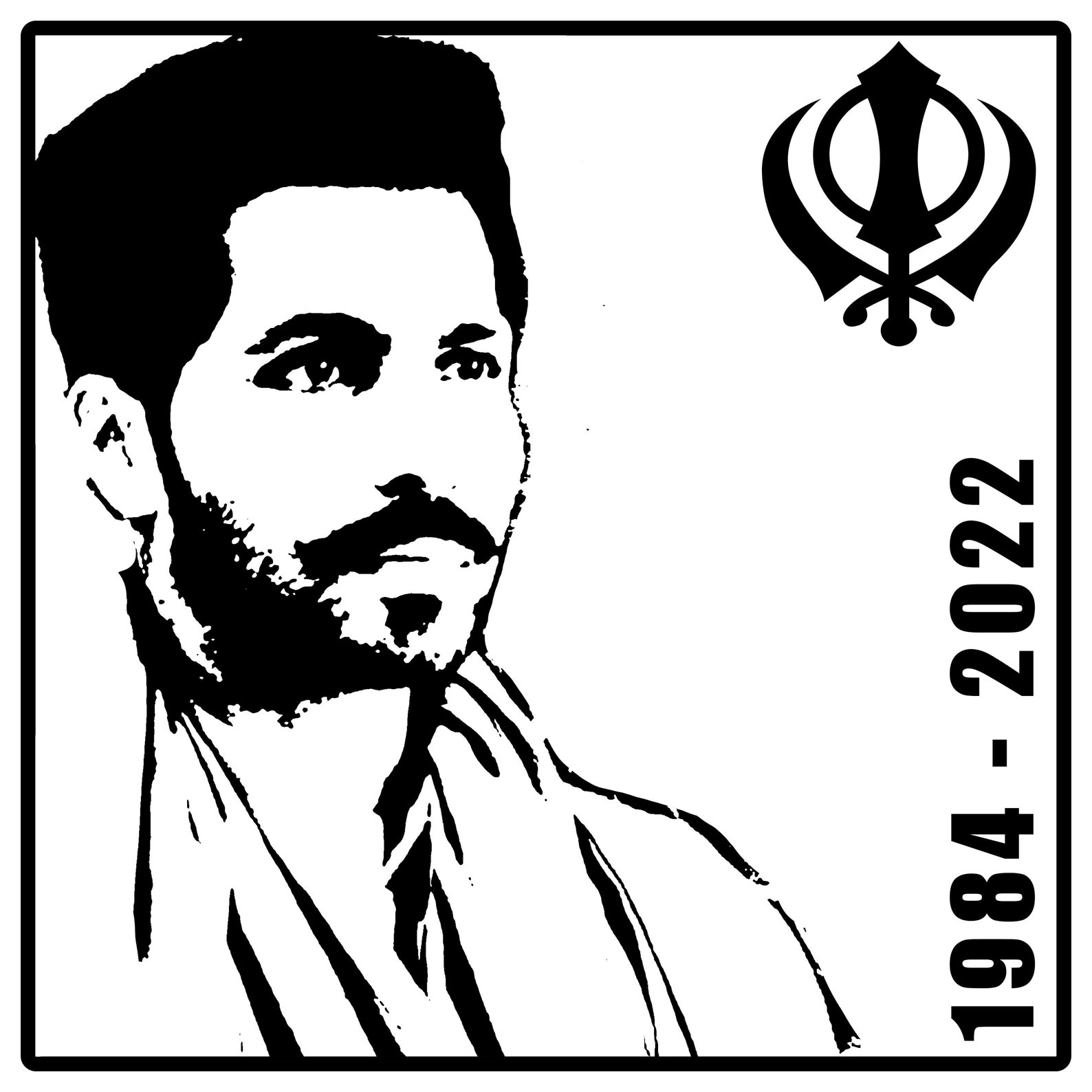 Deep Sidhu Tribute Sticker Kissan No Farmers No Food Stickers - Etsy