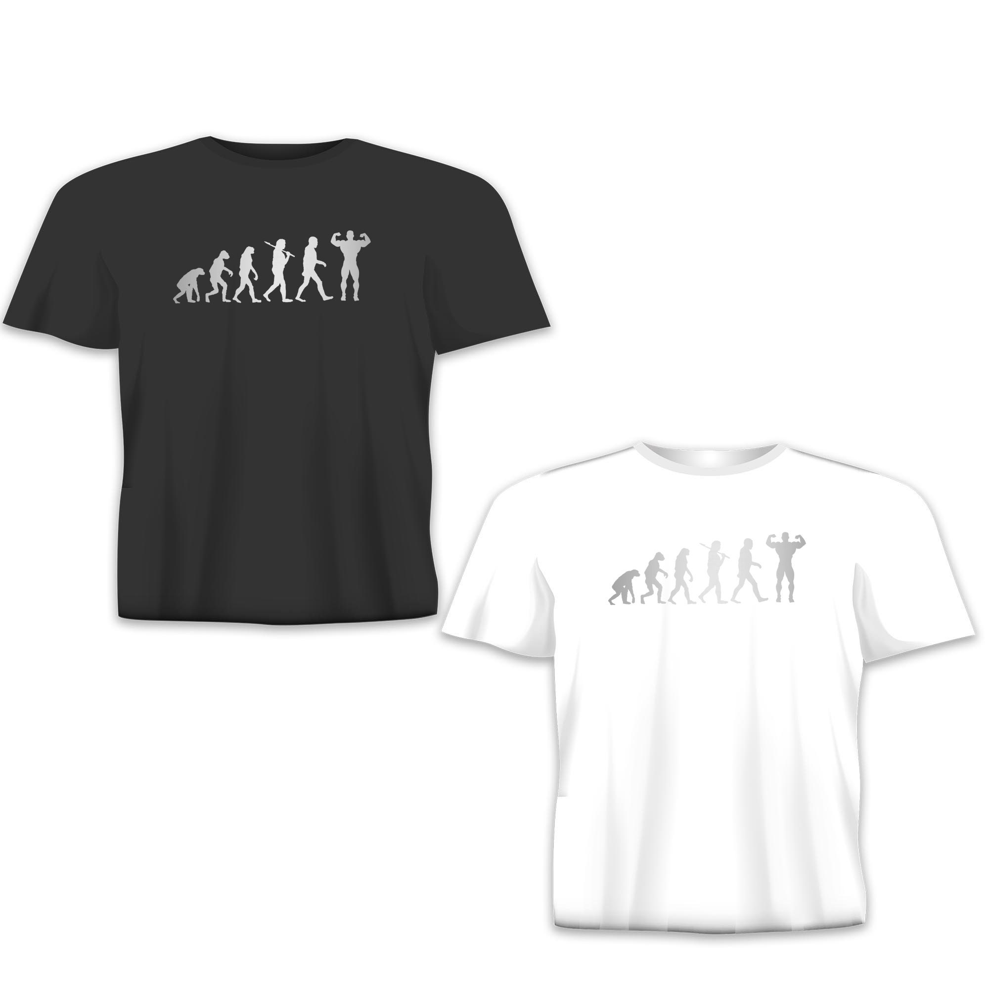 Evolution of Bodybuilder Flexing Gym Evolution of Human - Etsy