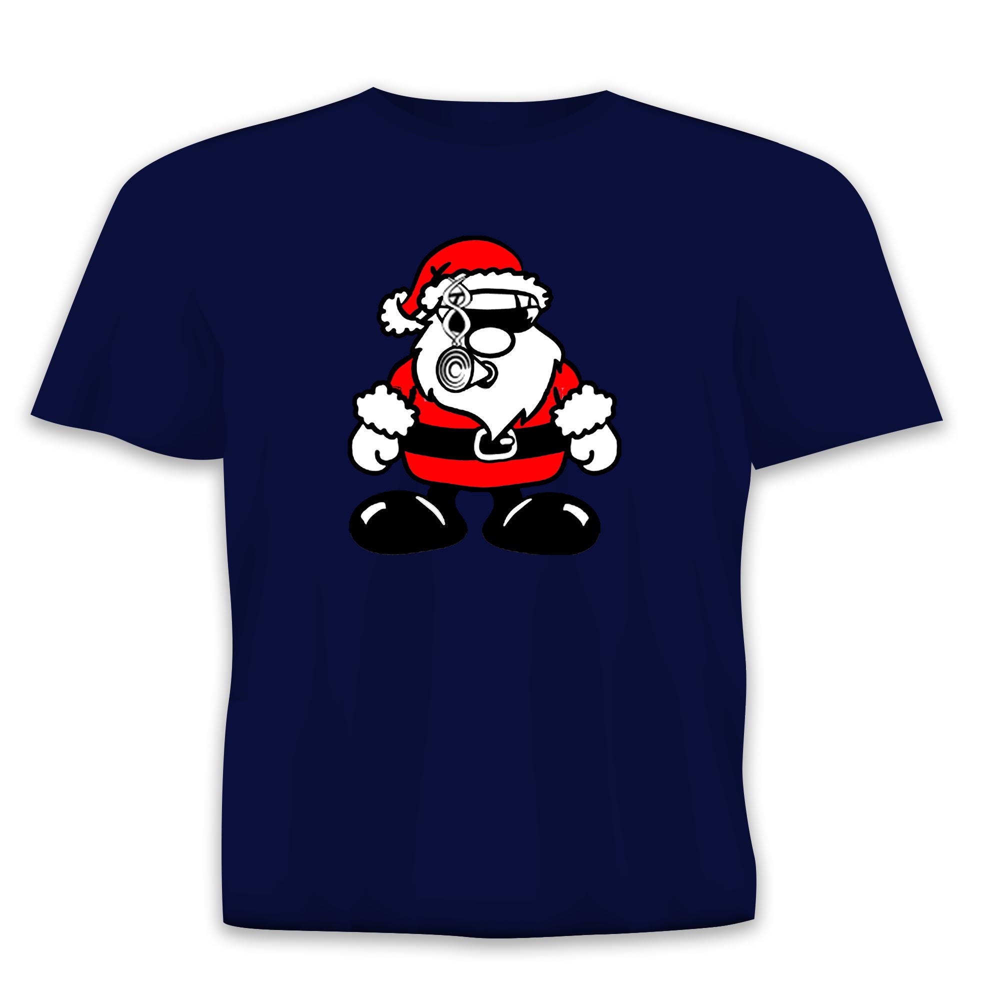 Santa Smoking A Joint Spiff Merry Christmas Santa Funny Weed T - Etsy