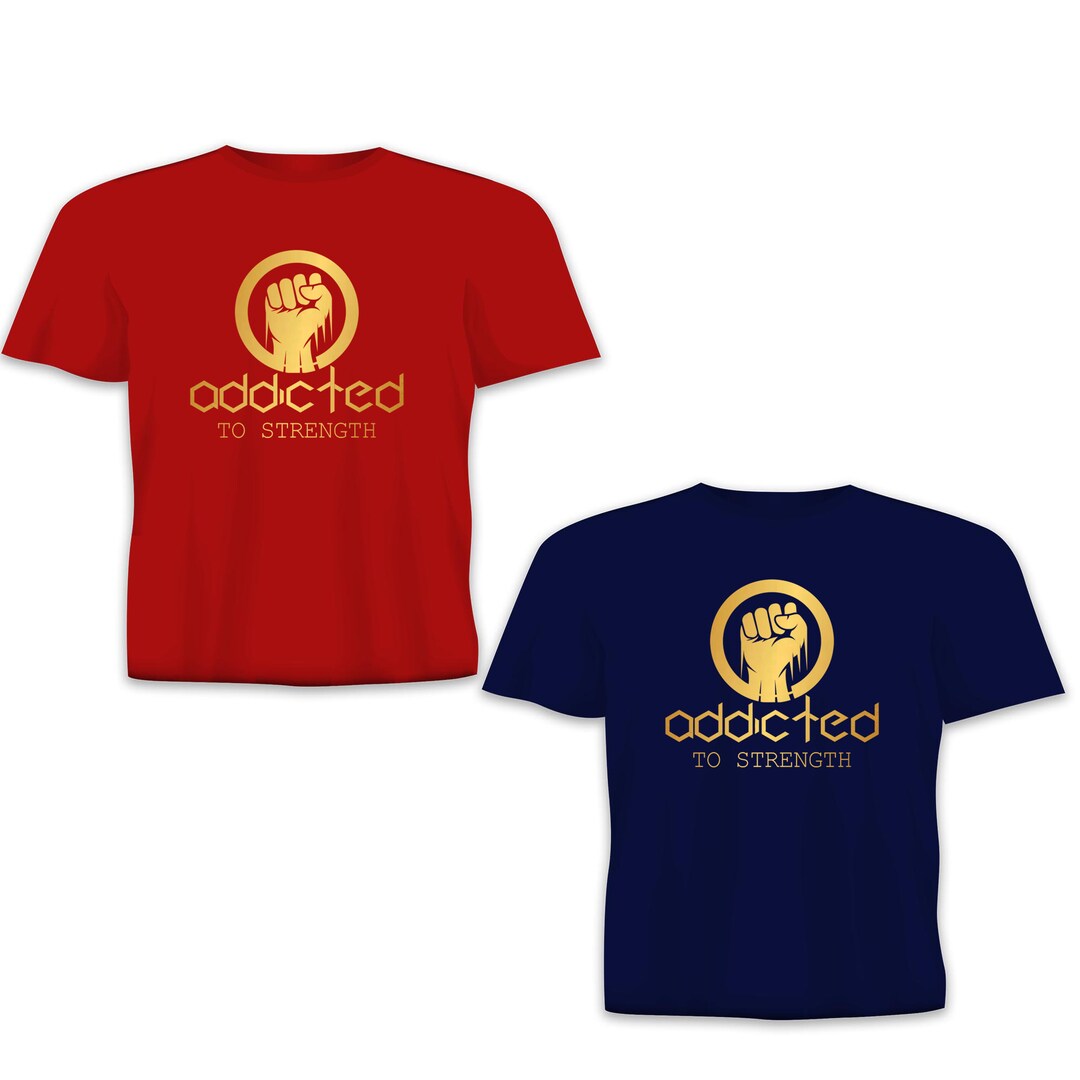 Addicted to Strength Gym Bodybuilder Weights Train Workout - Etsy