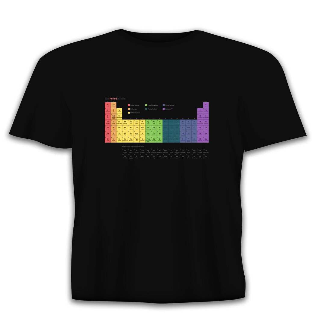 Periodic Table Elements Learning Science T Shirt - Etsy