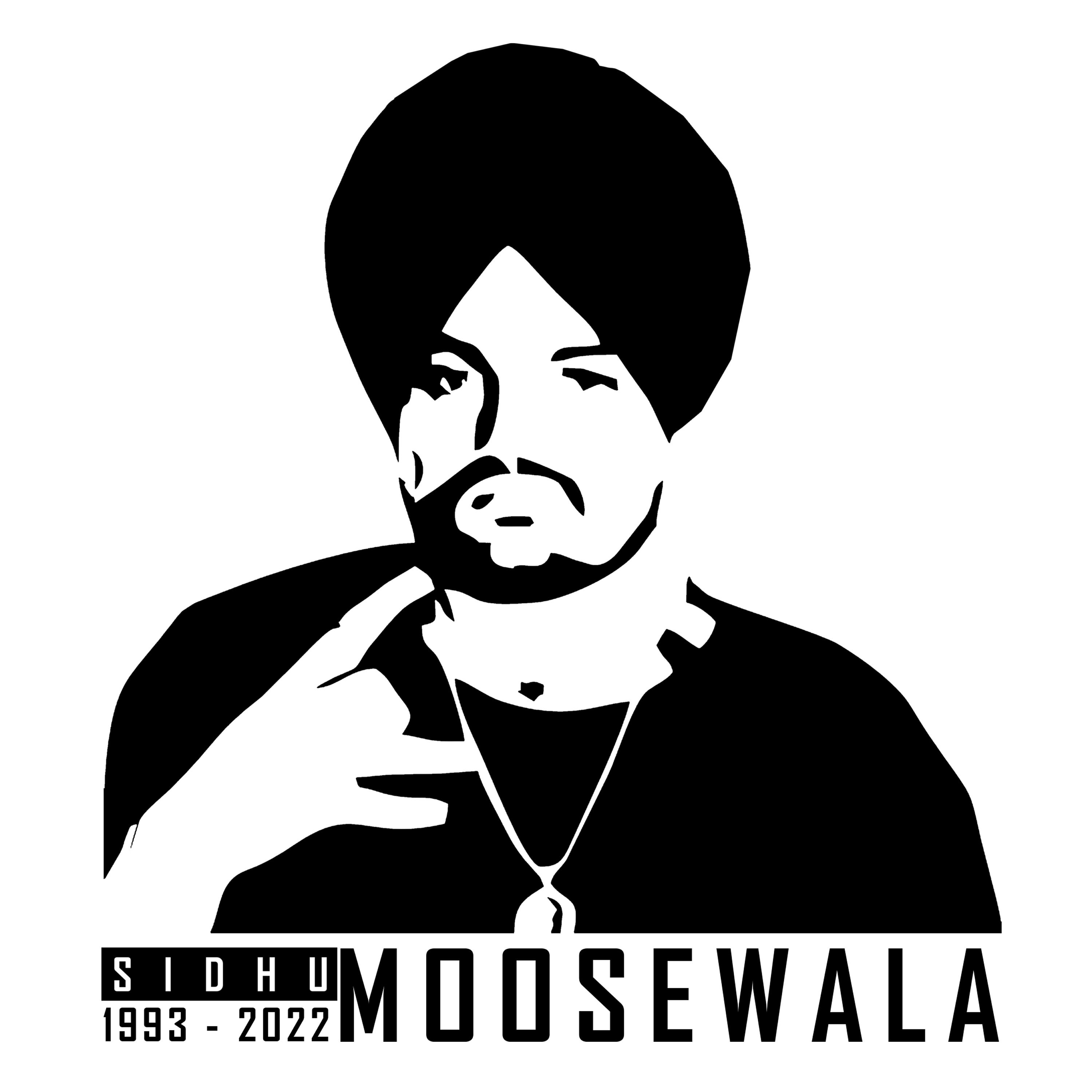 Sidhu Moosewala Tribute Sticker for Outdoor and Indoor Sticker - Etsy ...