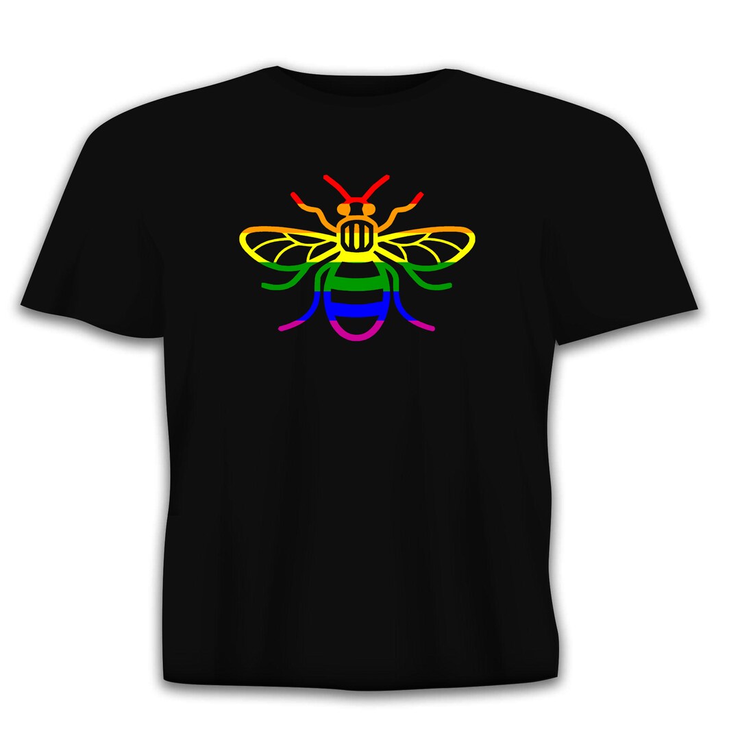 Pride Manchester Bee Rainbow Colours LGBT LGBTQ Pride Month - Etsy