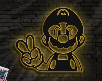 Super Mario Led Neon Sign - Etsy