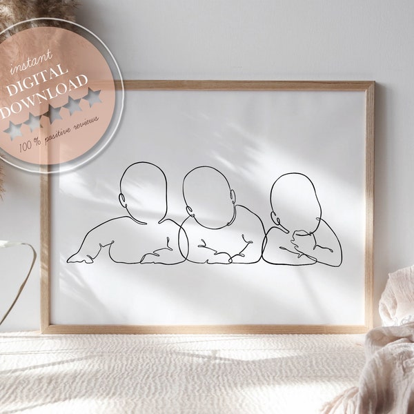 Triplet Art - Etsy