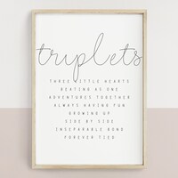 Triplet - Etsy