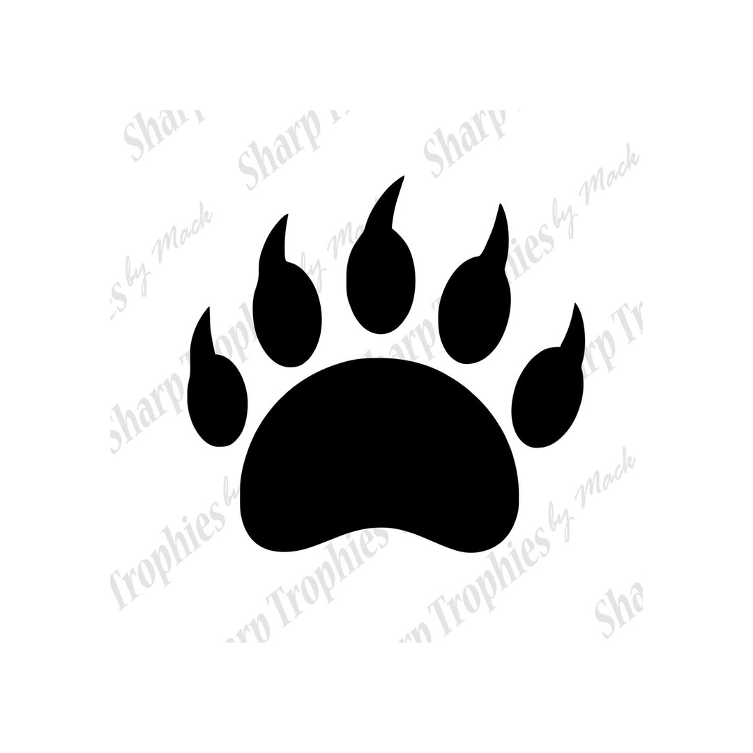 Impresión de oso svg / Pata de oso svg / descarga digital - Etsy México