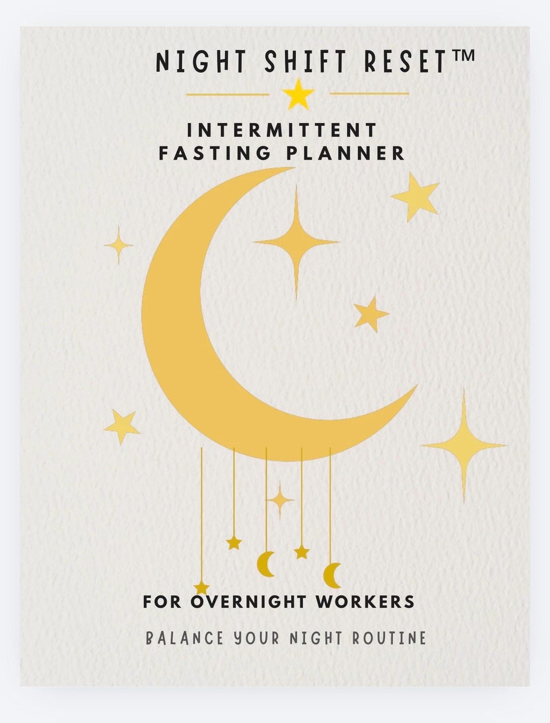 Night Shift Reset Planner | Weight Loss, Habit, Sleep Tracker (digital ...