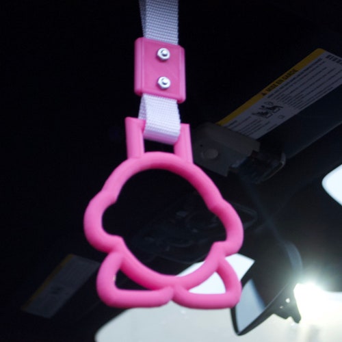 Kirby Custom Resin Tsurikawa Glittery JDM Car Handle Ring - Etsy