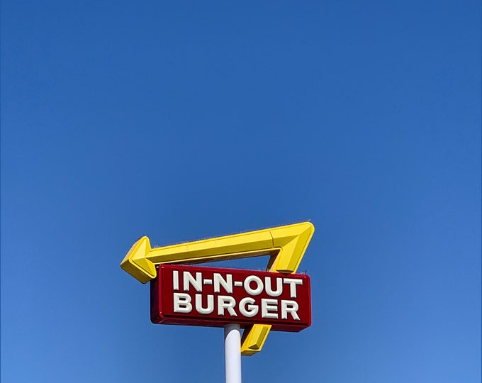 In N Out Burgers Printable Poster 50x70cm High Resolution 300dpi - Etsy ...