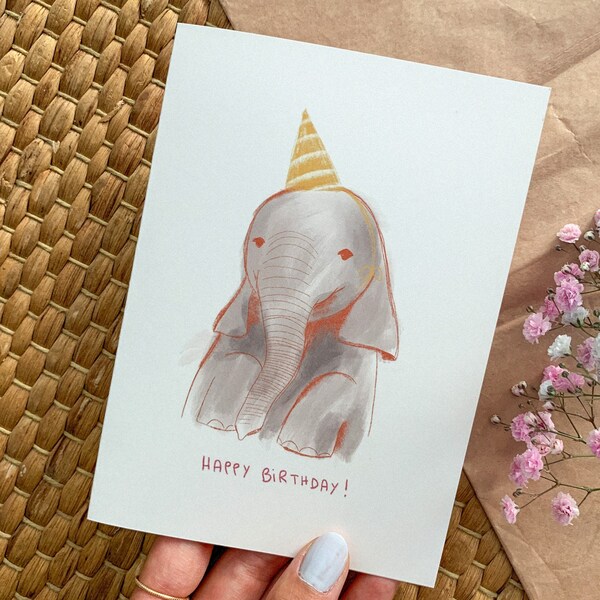 Elephant Memory Card - Etsy