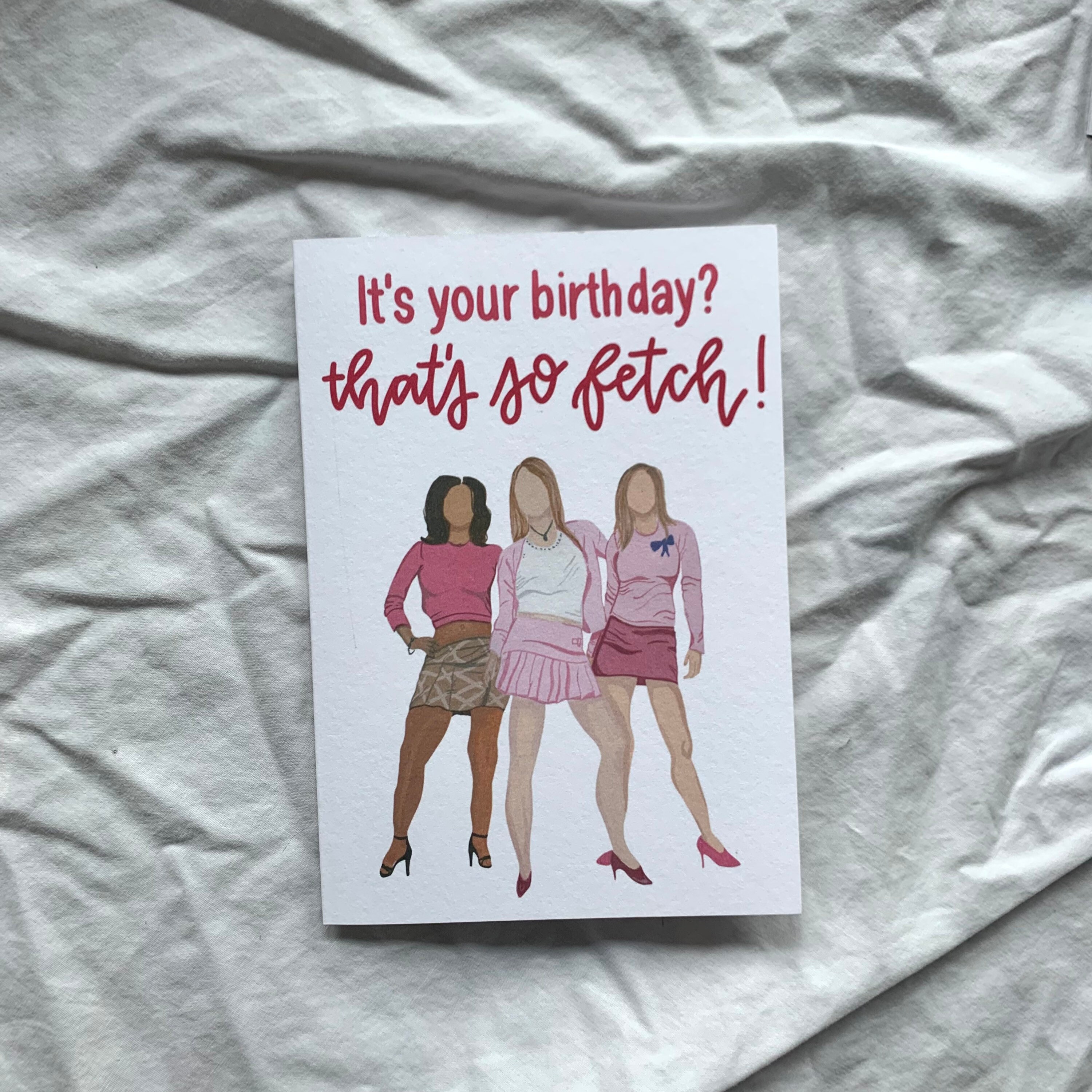 Mean Girls Birthday Card Mean Girls Quote Thats So Etsy Uk