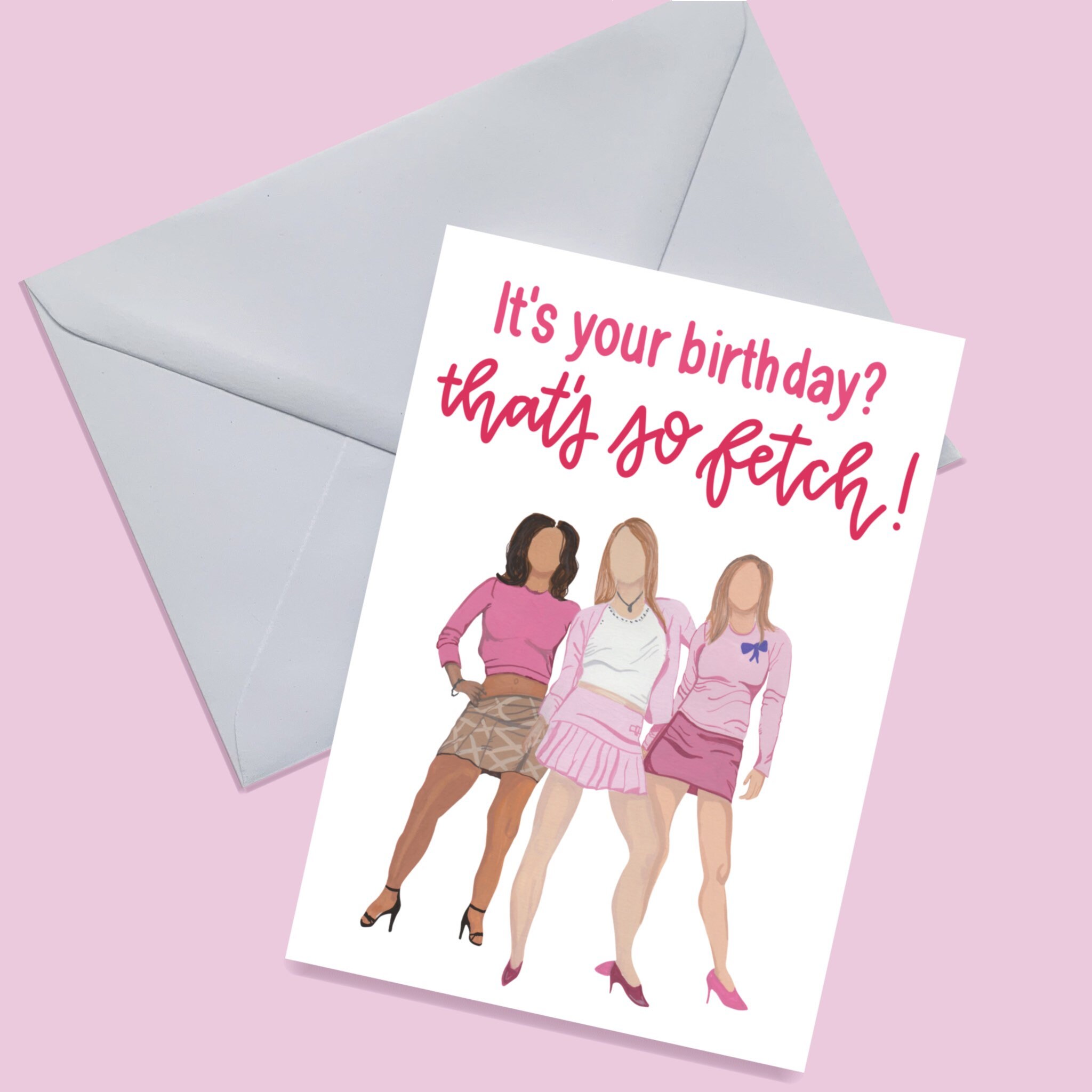 Mean Girls Birthday Card Mean Girls Quote Thats So Etsy