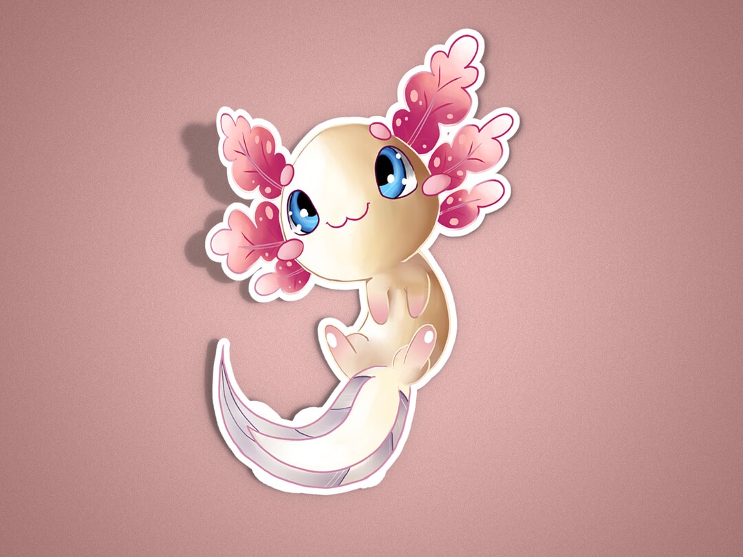Sticker Axolotl in Shape Bullet Journal Stickers Planner Scrapbook ...