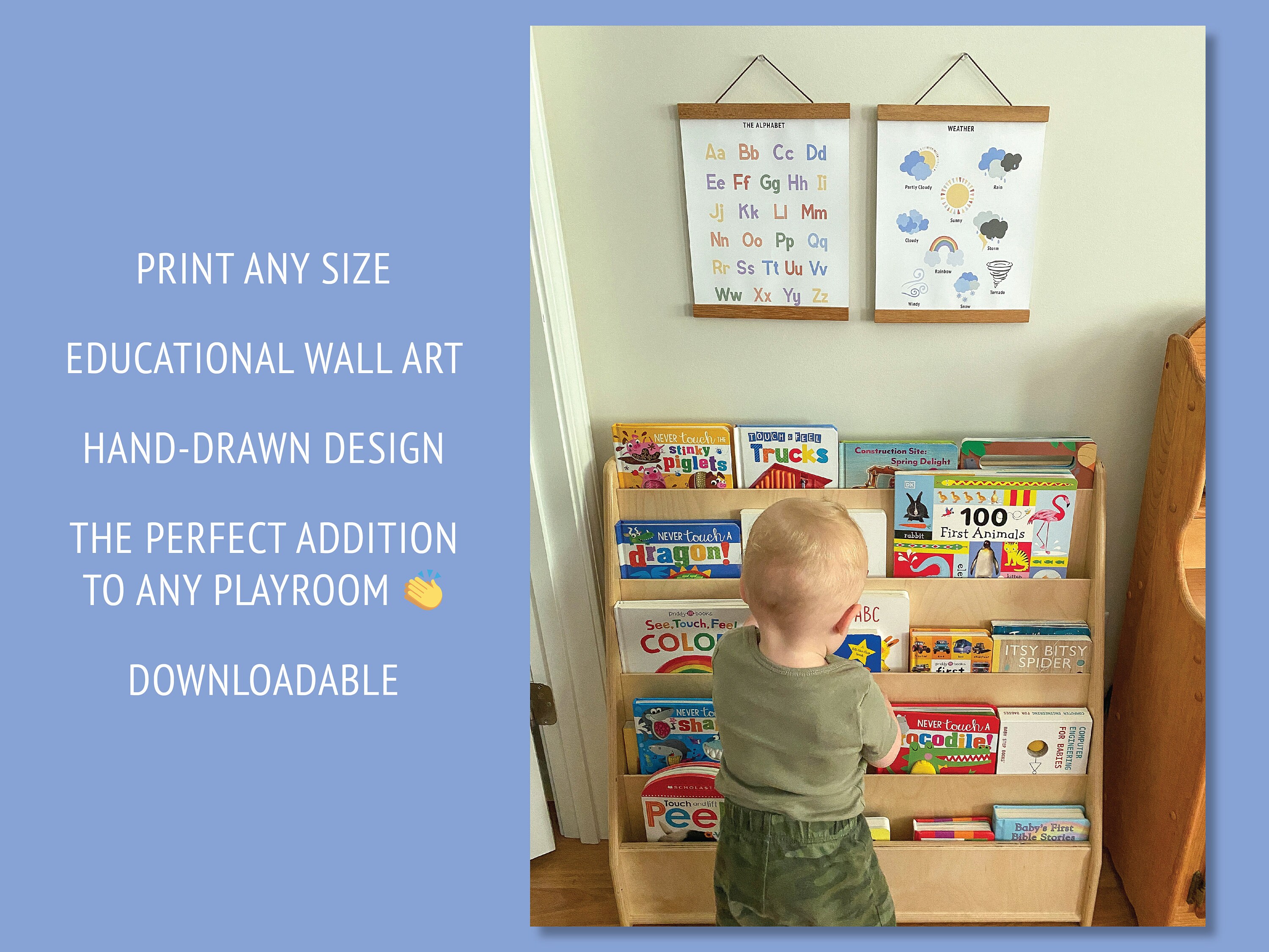 Homeschool Wall Decor Playroom Printables Educational Wall Decor PDF ...