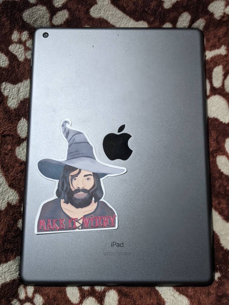 Charles Manson make it witchy Stickers manson Sticker | Etsy
