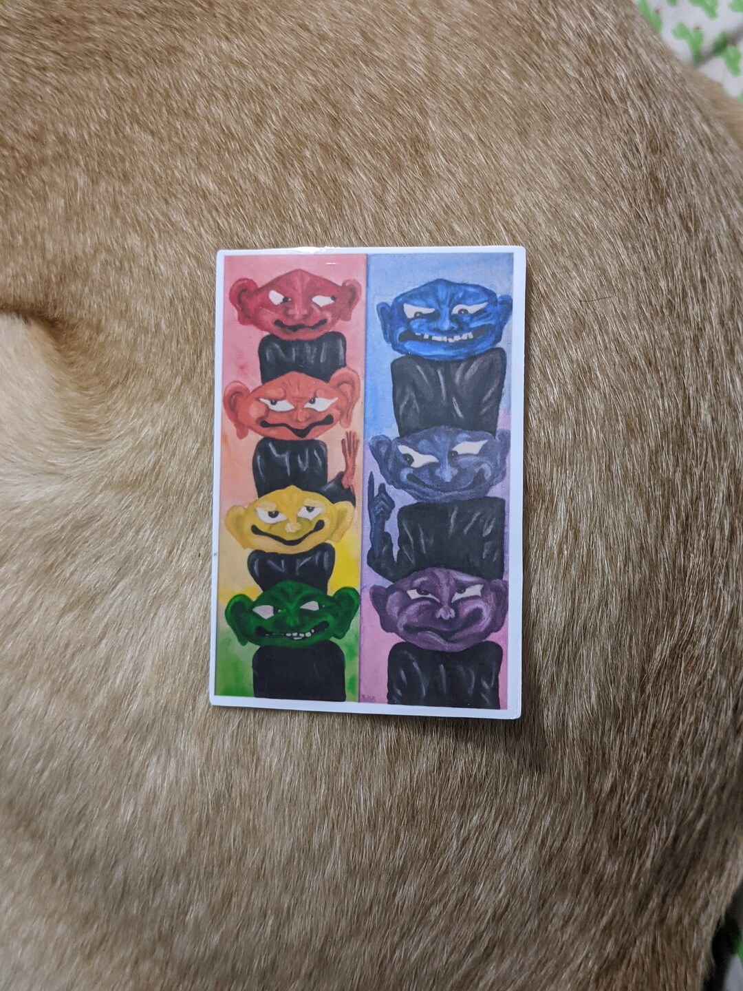 Rainbow Goblins Stickers, Art Stickers, Rainbow Decals, Primus Stickers ...