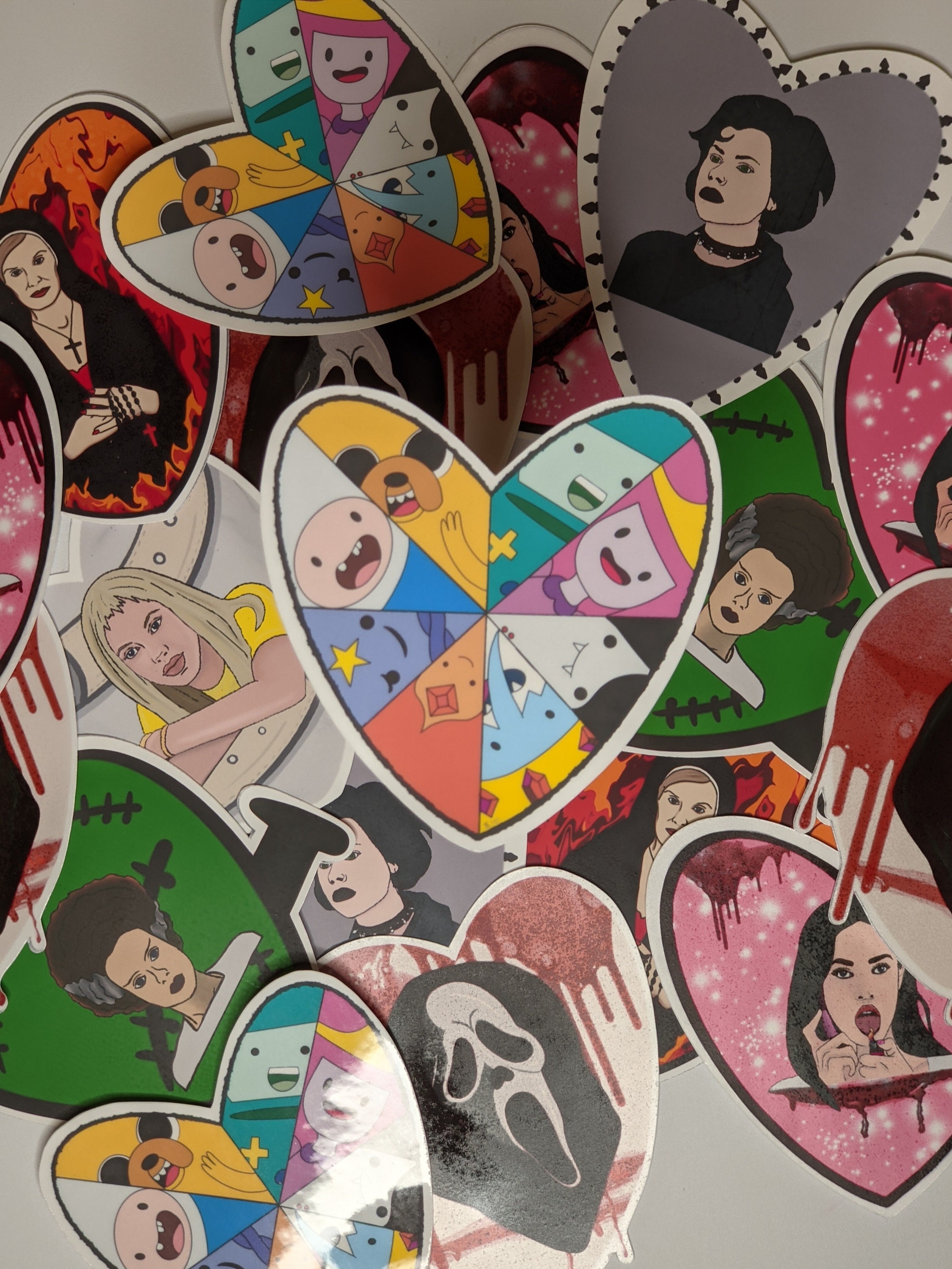 Adventure Time Heart Sticker Adventure Time Sticker Finn - Etsy