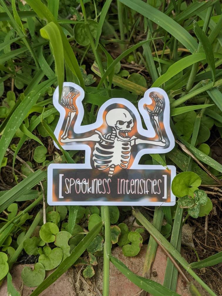 Halloween stickers skeleton stickers spookiness | Etsy