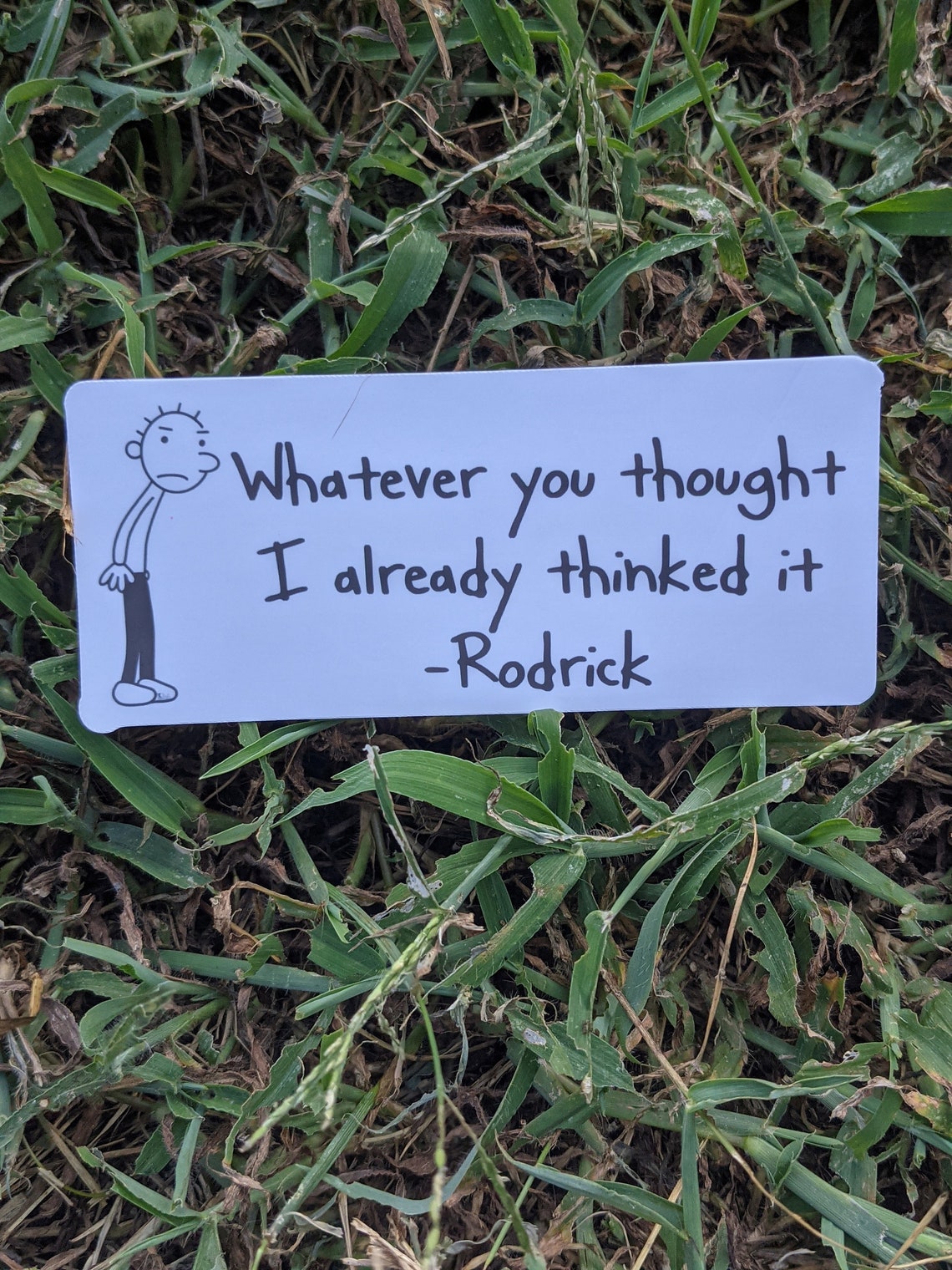 Roderick Wimpy Kid Sticker Funny Wimpy Kid Sticker Diary of - Etsy