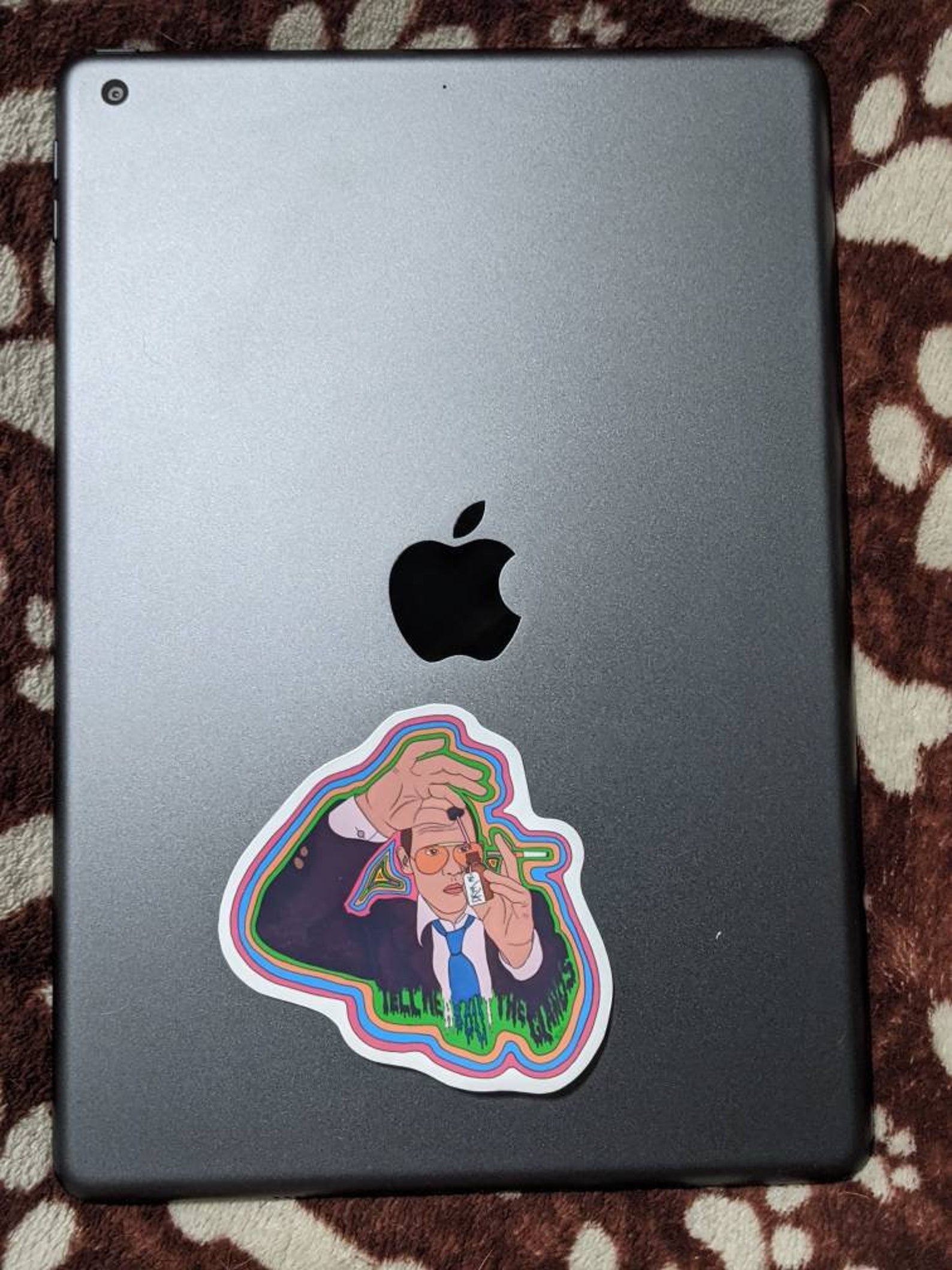 Johnny Depp Fear and Loathing Sticker, Hunter S Thompson, Trippy Art ...