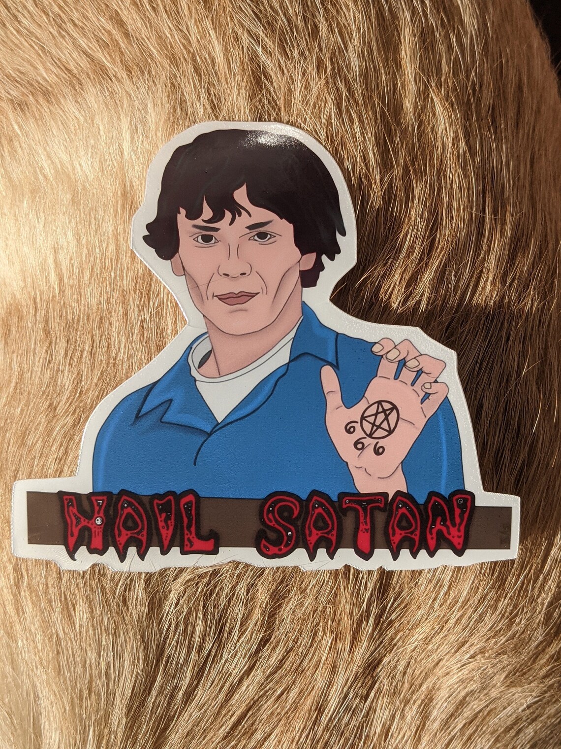 Night Stalker Hail Satan Sticker Night Stalker Sticker - Etsy Australia