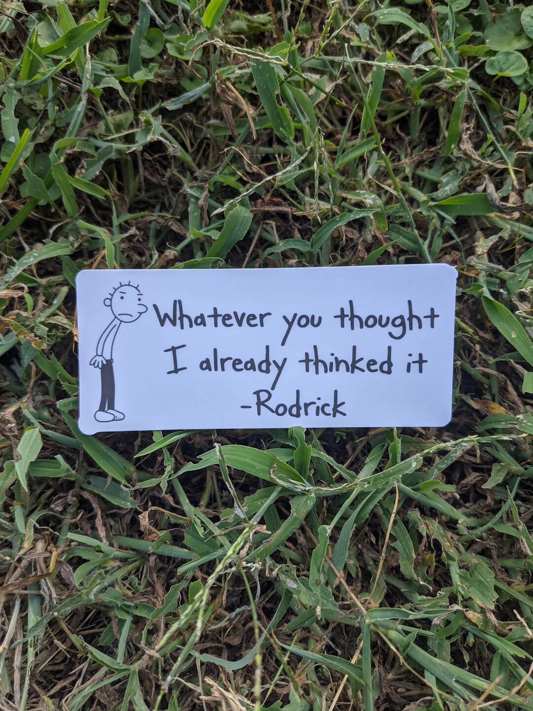 Roderick Wimpy Kid Sticker, Funny Wimpy Kid Sticker, Diary of a Wimpy ...