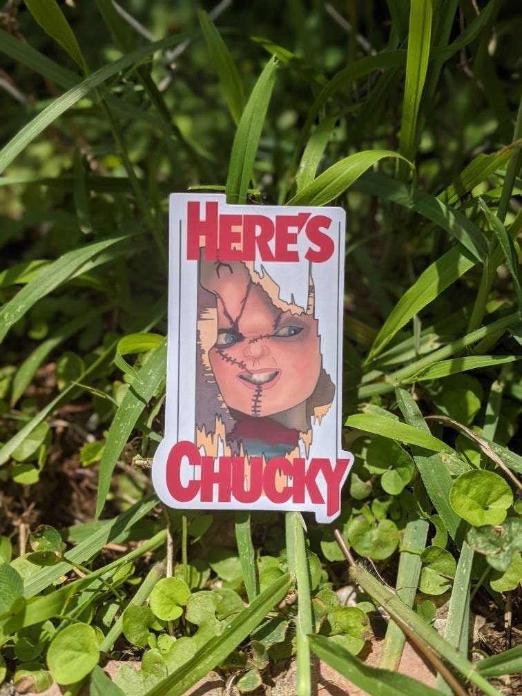 Chucky Sticker Here's Chucky Sticker Childs Play | Etsy
