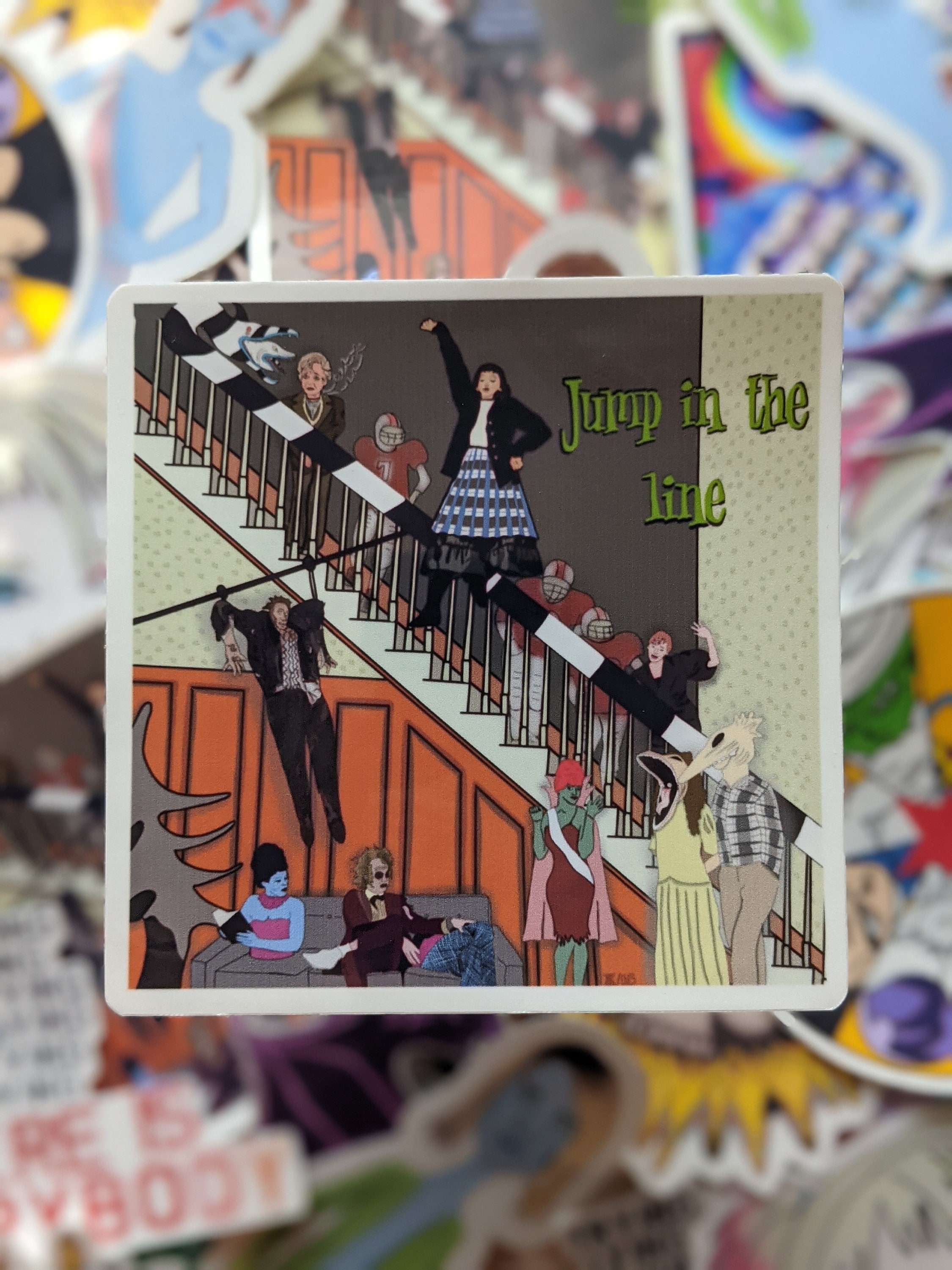 Beetlejuice Sticker Beetlejuice Decal Tim Burton Sticker - Etsy