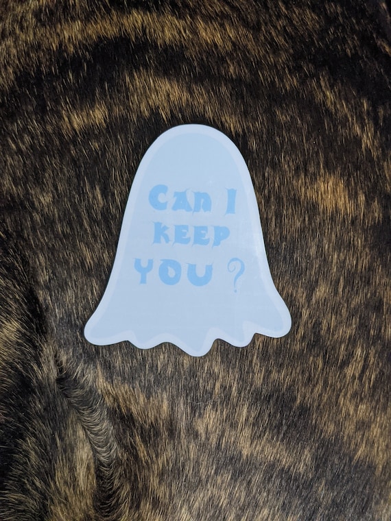 Casper Sticker Can I Keep You Sticker Halloween Decals Gift - Etsy
