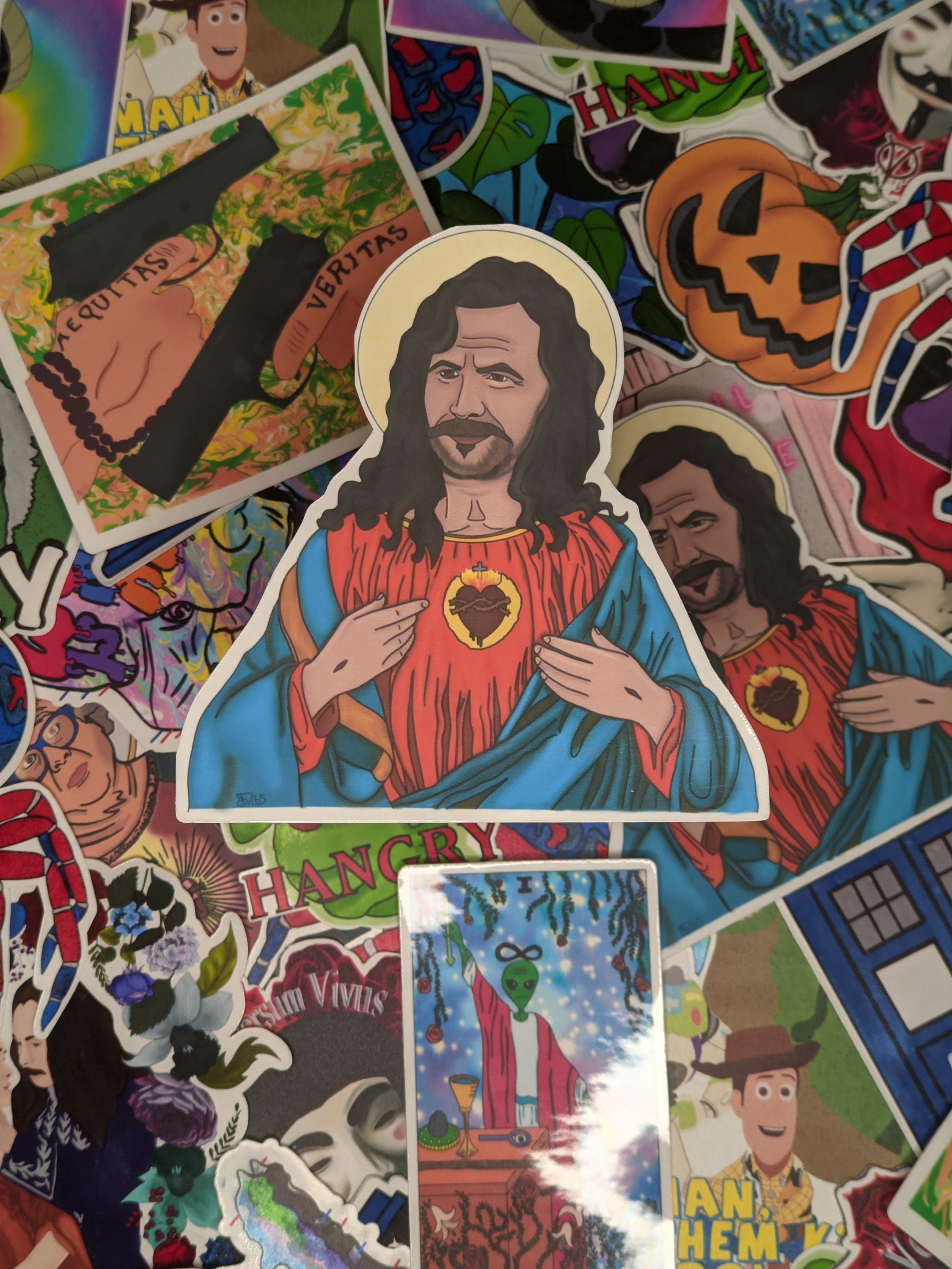 Gary Oldman Stickers Gary Oldman Jesus Stickers Gary Oldman - Etsy