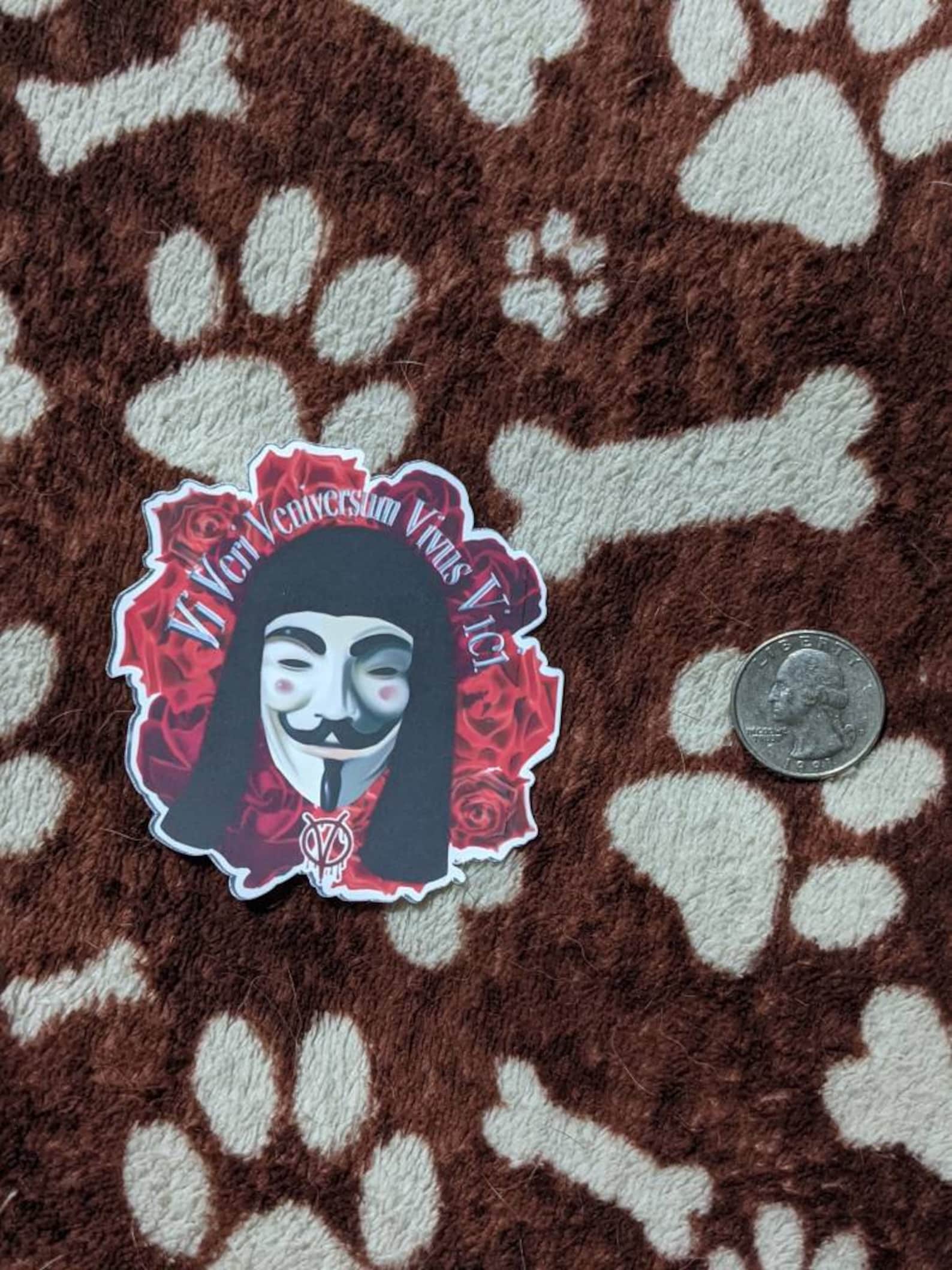 V for Vendetta Scarlet Roses Sticker V for Vendetta Sticker - Etsy