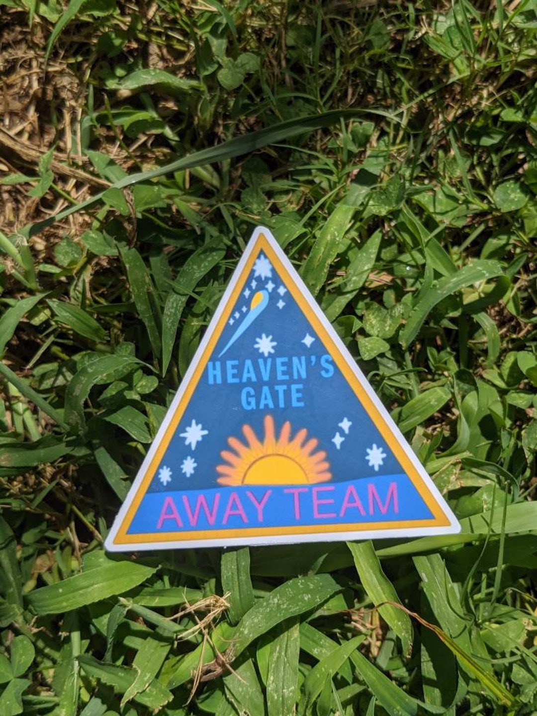 Heaven's Gate Away Team Sticker, Cult Stickers, Heaven's Gate Cult ...