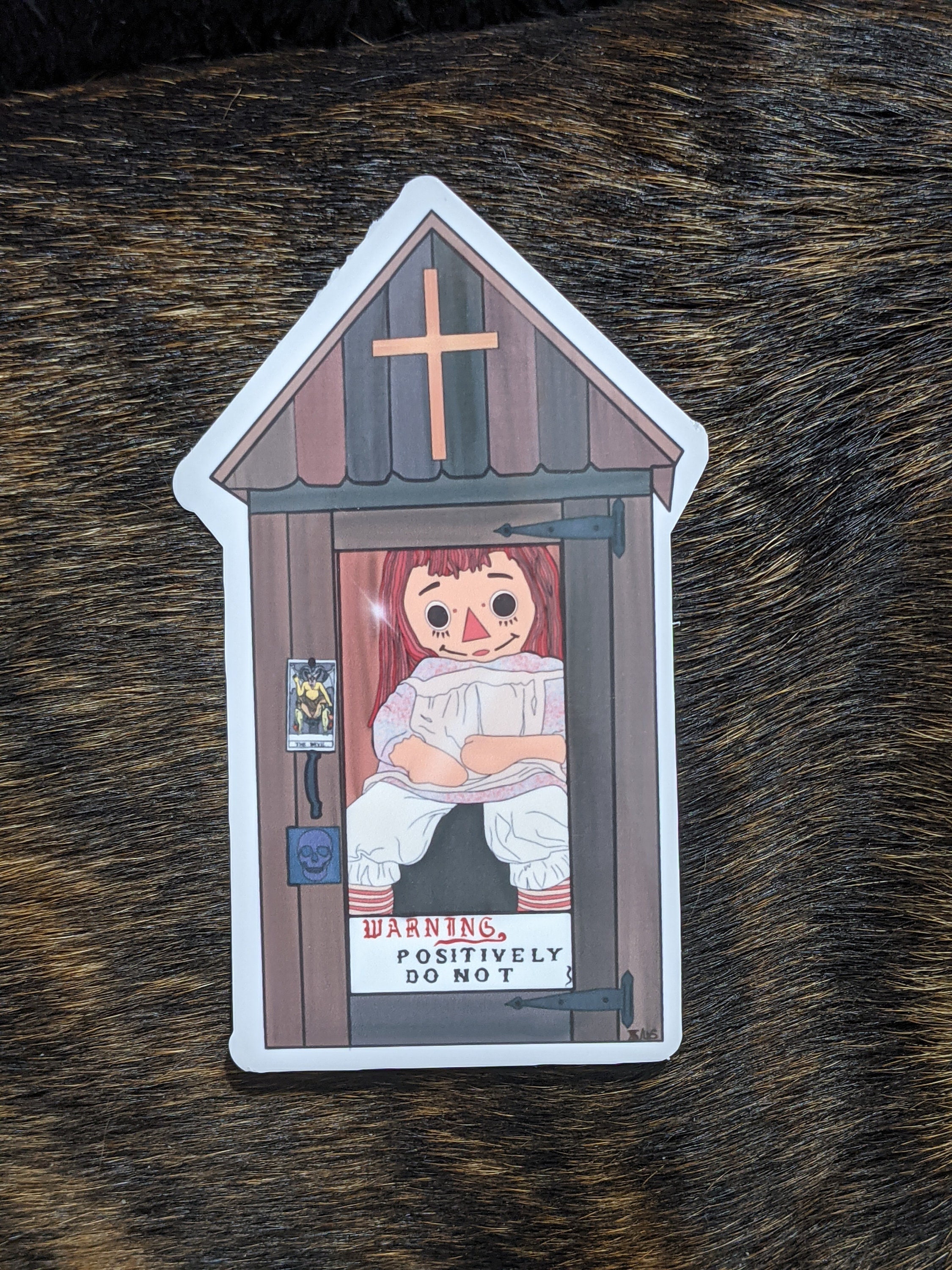 Annabelle Stickers Annabelle the conjuring ragedy Ann doll | Etsy