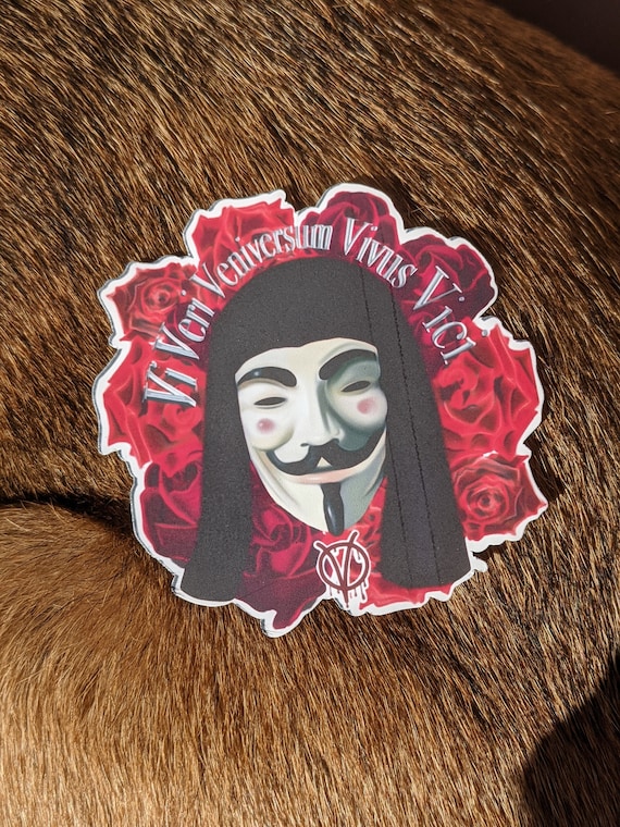 V for Vendetta Scarlet Roses Sticker V for Vendetta Sticker | Etsy