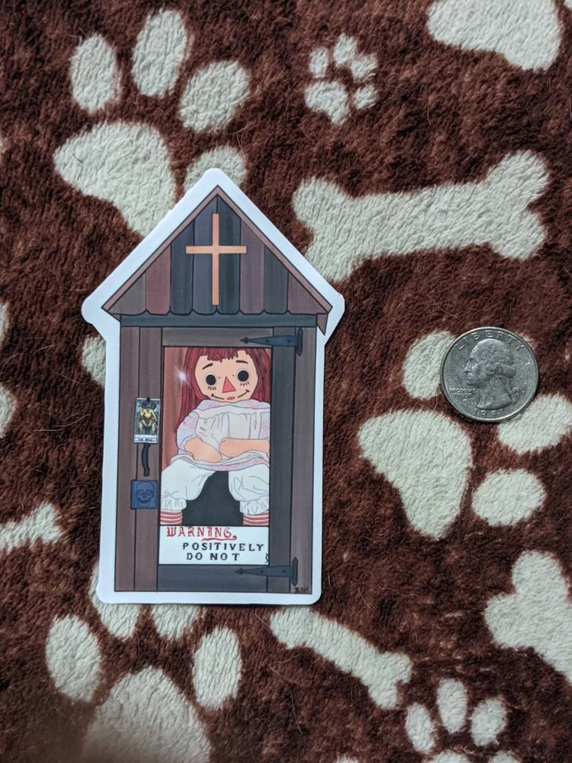 Annabelle Stickers Annabelle the conjuring ragedy Ann doll | Etsy