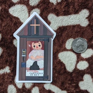Annabelle Stickers, Annabelle, the Conjuring, Ragedy Ann Doll Stickers ...