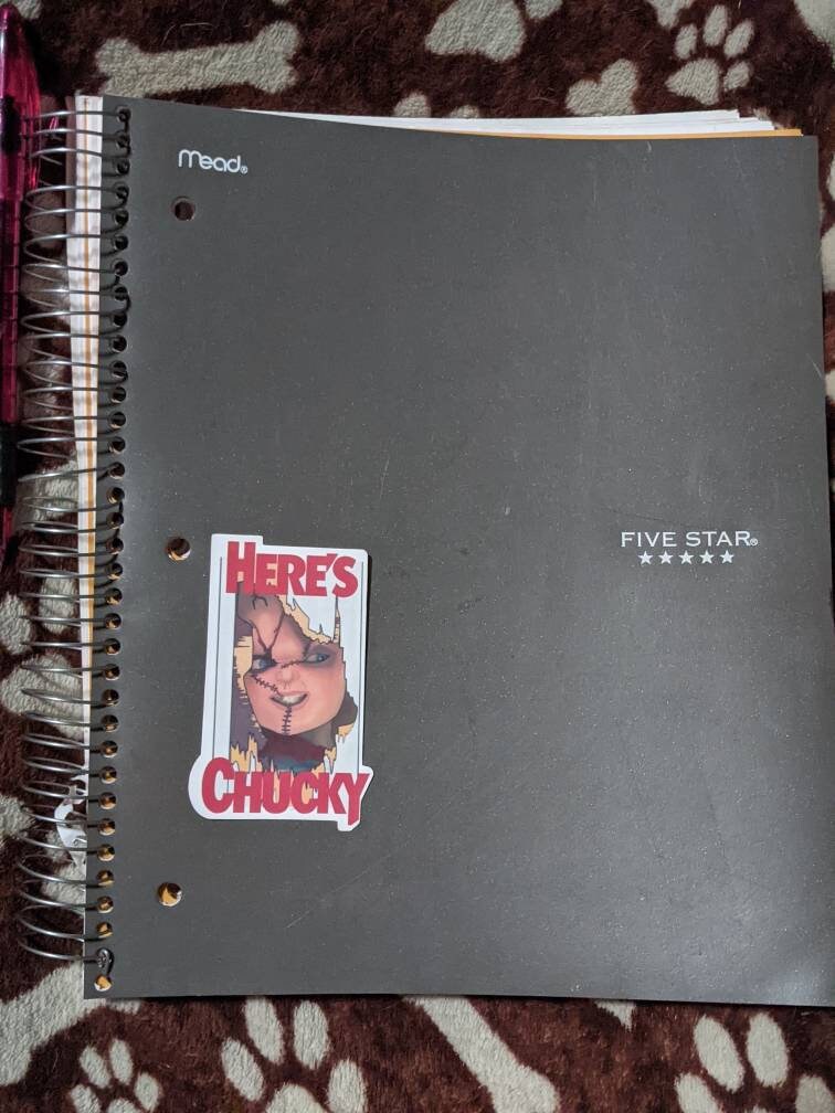 Chucky Sticker Here's Chucky Sticker Childs Play | Etsy