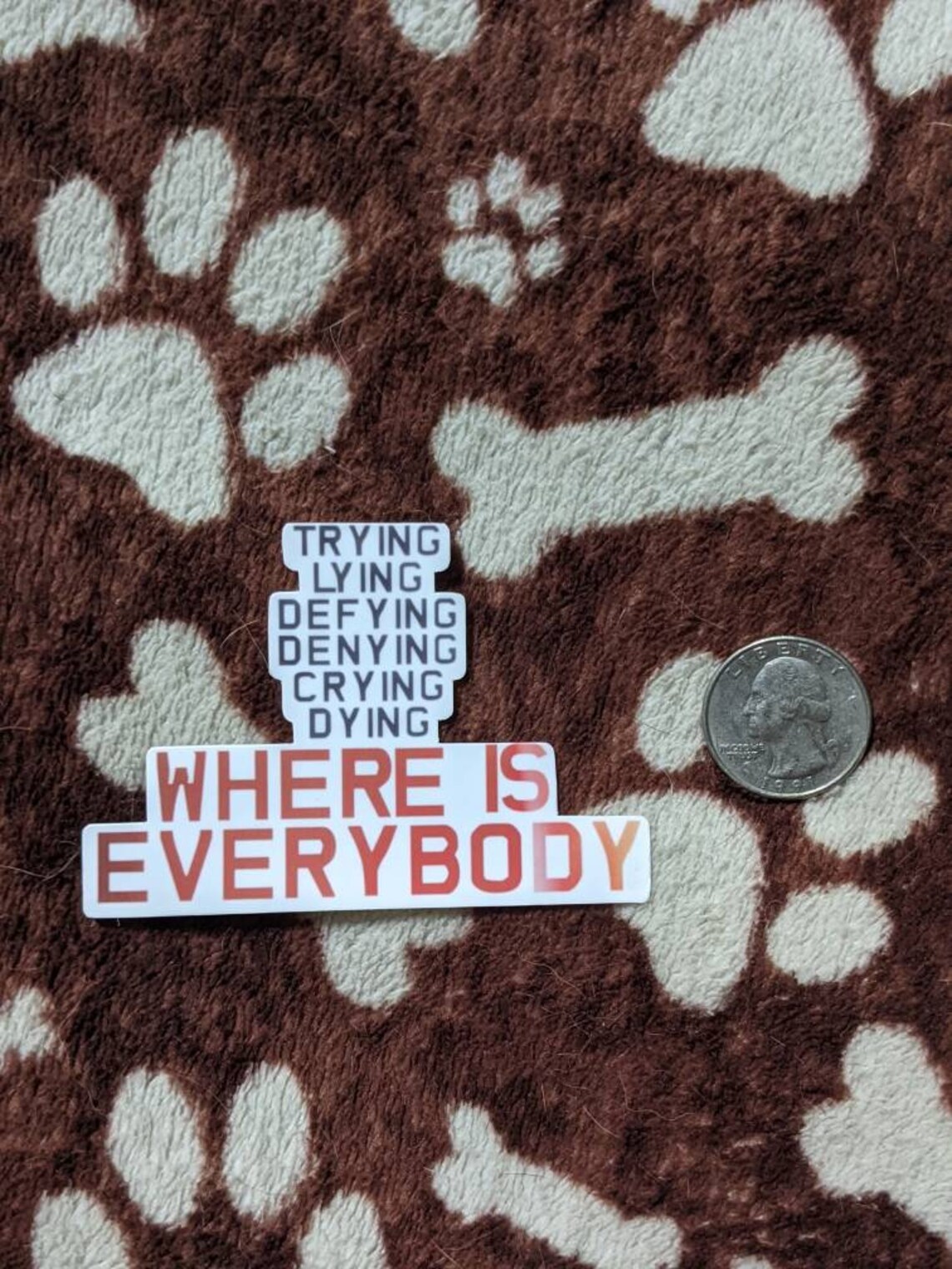 Nin Where is Everybody Sticker NIN Sticker Nin Laptop Decal - Etsy