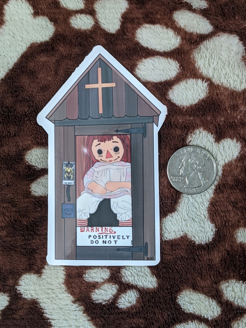Annabelle Stickers Annabelle the Conjuring Ragedy Ann Doll | Etsy