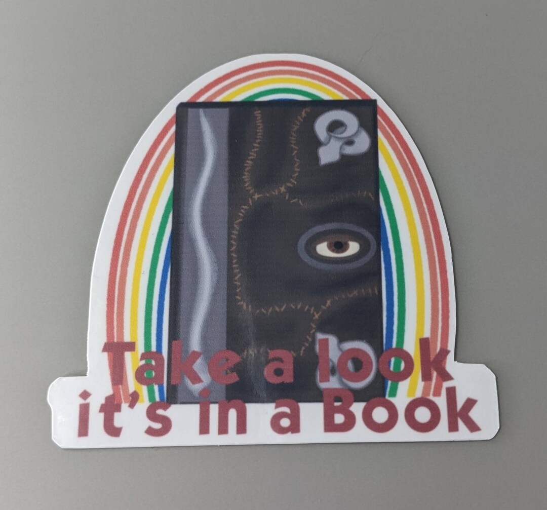 Reading Rainbow Take a Look It's in a Book Sticker, Spell Book Sticker ...