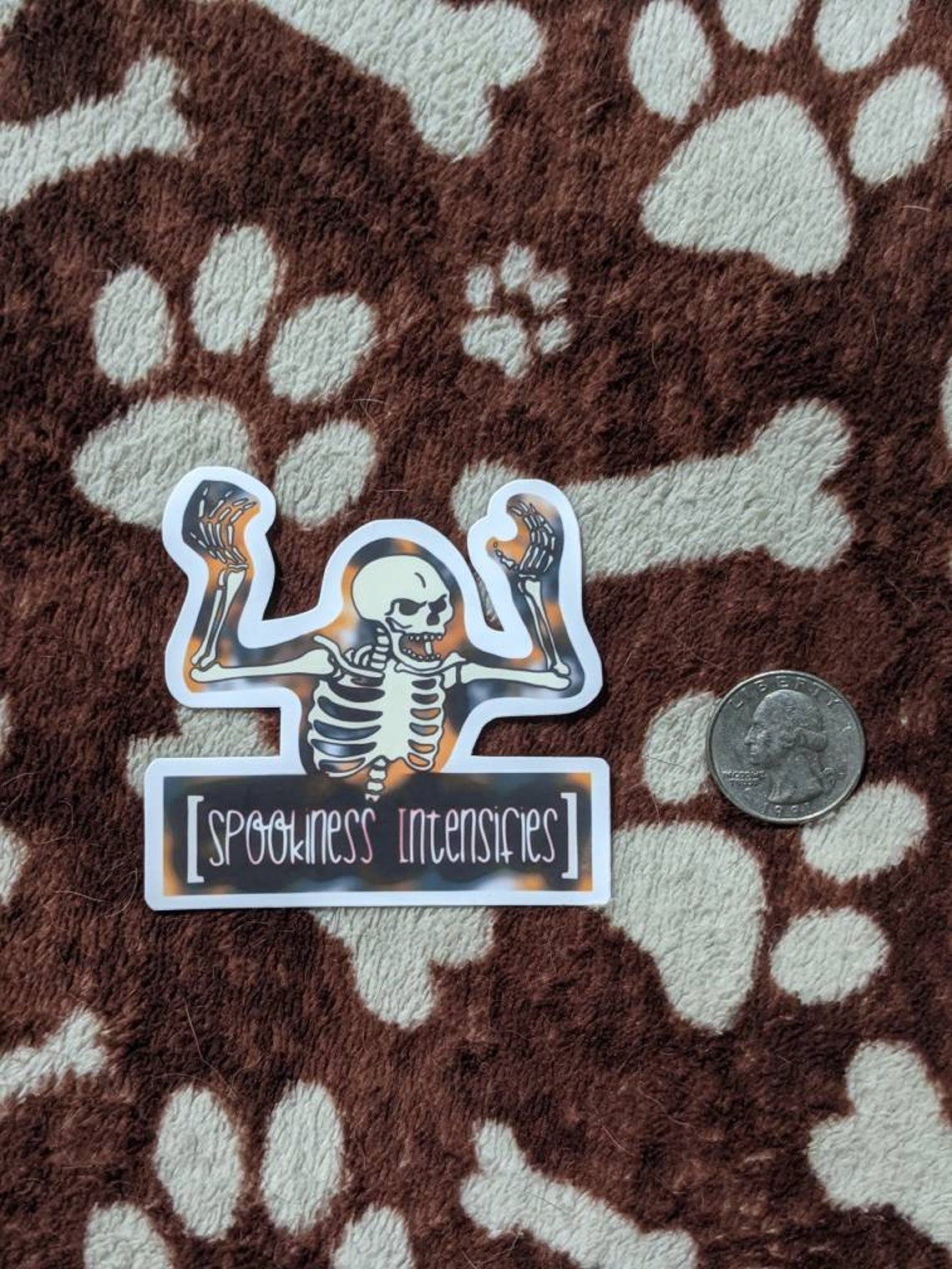 Halloween stickers skeleton stickers spookiness | Etsy