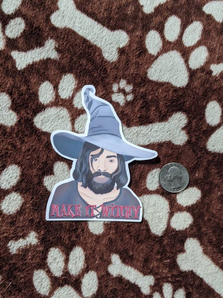 Charles Manson make it witchy Stickers manson Sticker | Etsy
