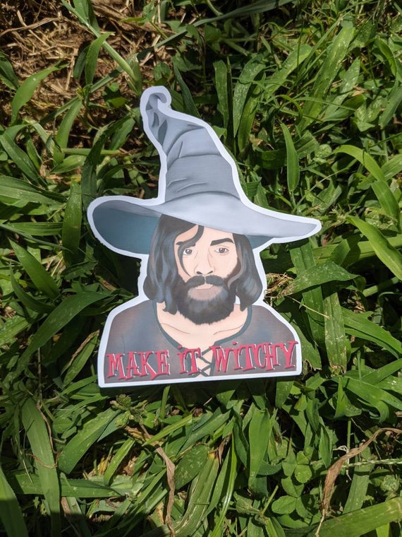 Charles Manson Make It Witchy Stickers Manson Sticker | Etsy
