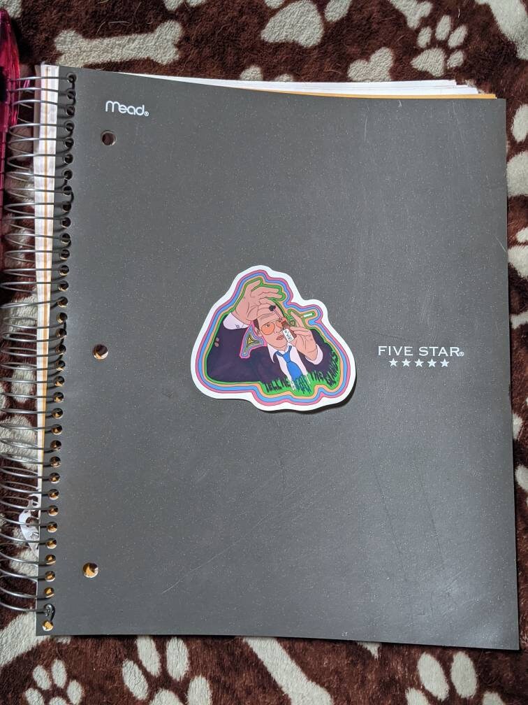 Johnny Depp sticker fear and Loathing sticker adrenochrome | Etsy