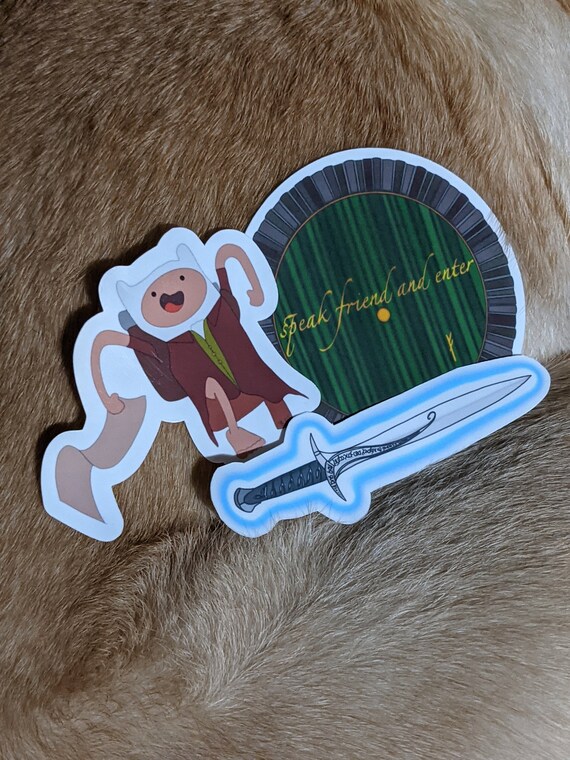 The Hobbit Sticker BUNDLE the Hobbit Stickers Bilbo Bagging | Etsy