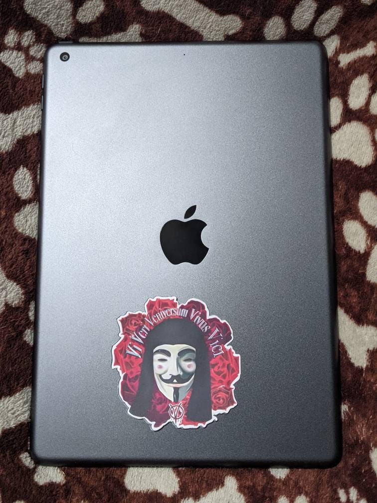 V for vendetta scarlet roses sticker v for vendetta sticker | Etsy
