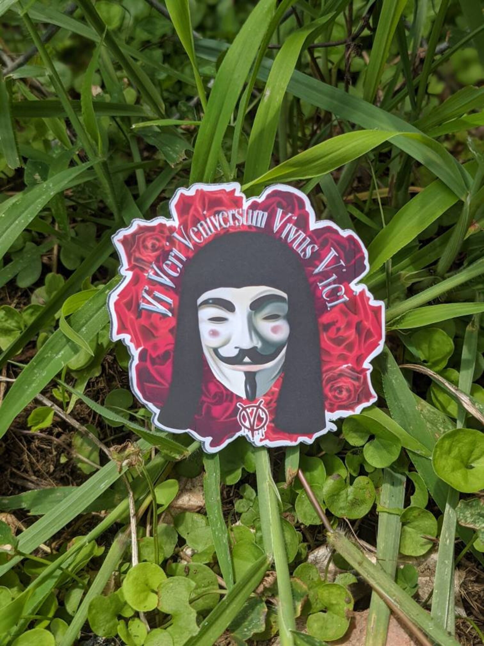 V for Vendetta Scarlet Roses Sticker V for Vendetta Sticker - Etsy