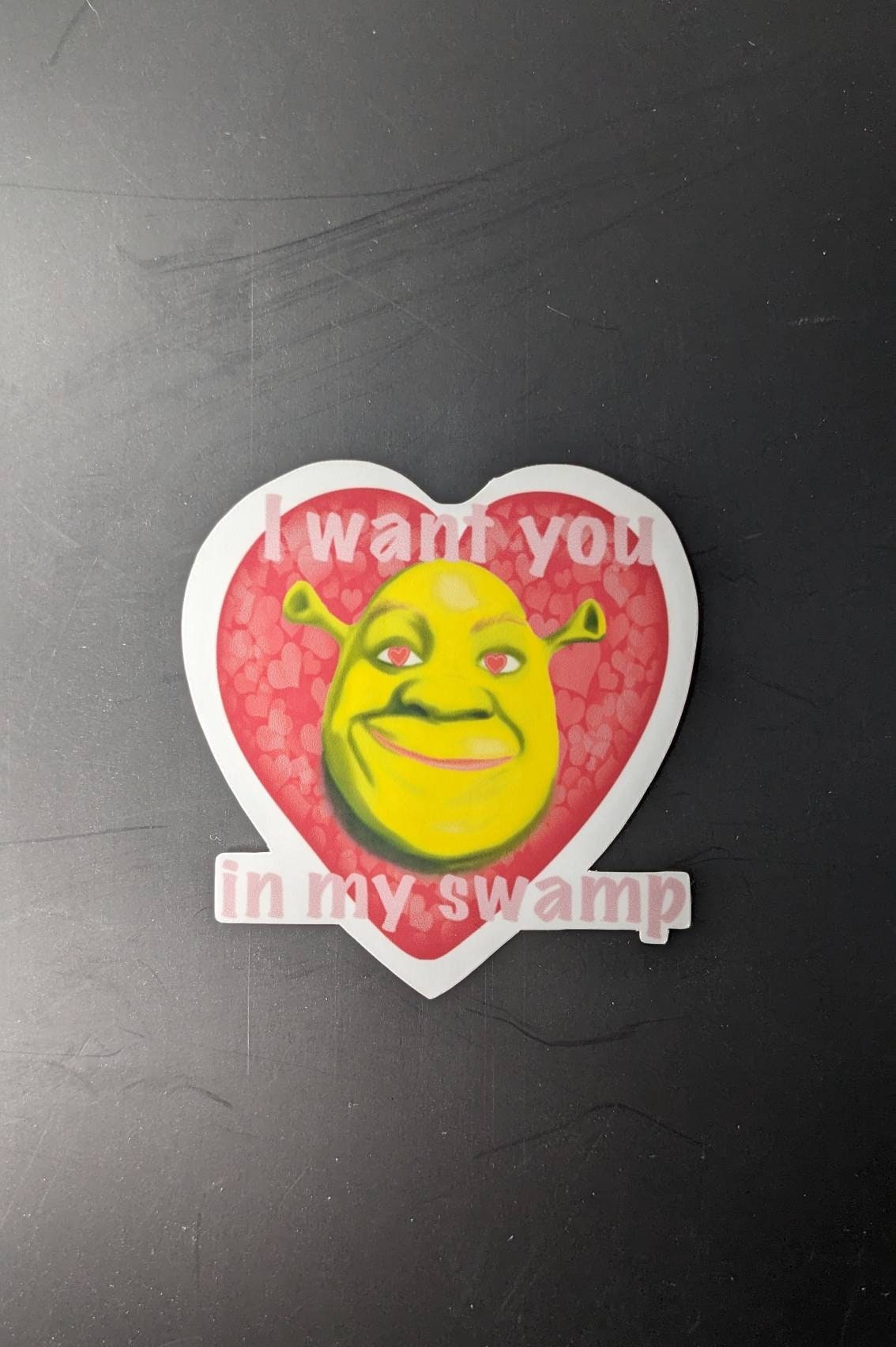 Shrek Sticker Shrek Gift Idea Valentine's Day Sticker - Etsy