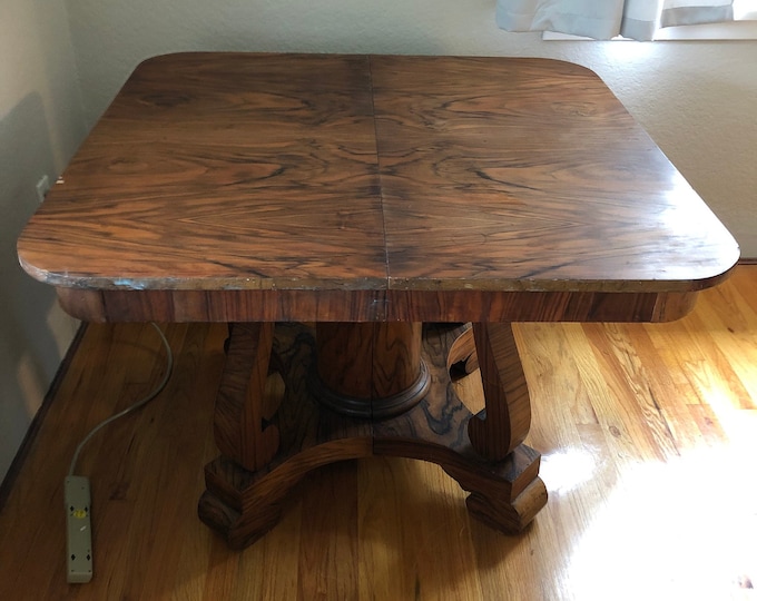 1912 Solid Wood Table - Etsy